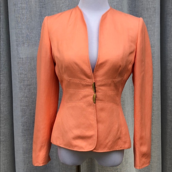Isabella Demarco | Jackets & Coats | Isabella Demarco Peach Pink Linen ...